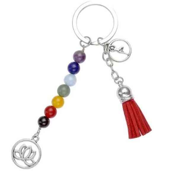Jewelry | Brand New Natural Stone Lotus Keychain | Poshmark